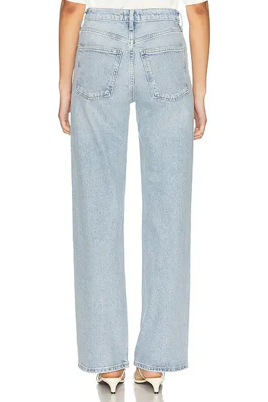 AGOLDE Harper Mid-rise Straight Jeans - Beam