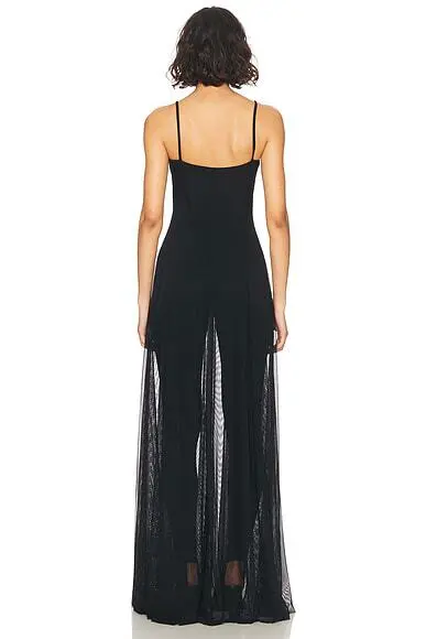 Norma Kamali Underwire Gown With Catsuit