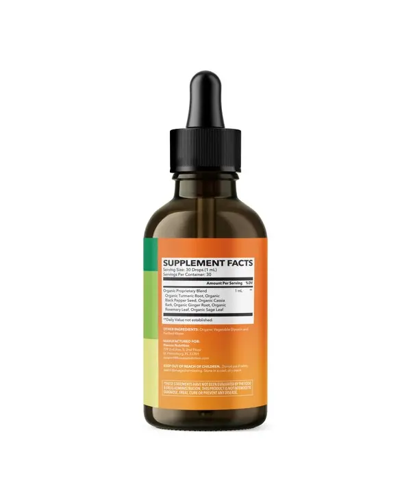 HAVASU NUTRITION Organic Turmeric Liquid Drops