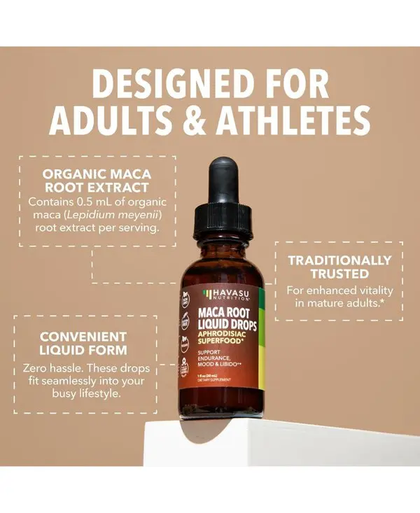 HAVASU NUTRITION Organic Maca Root Liquid Drops