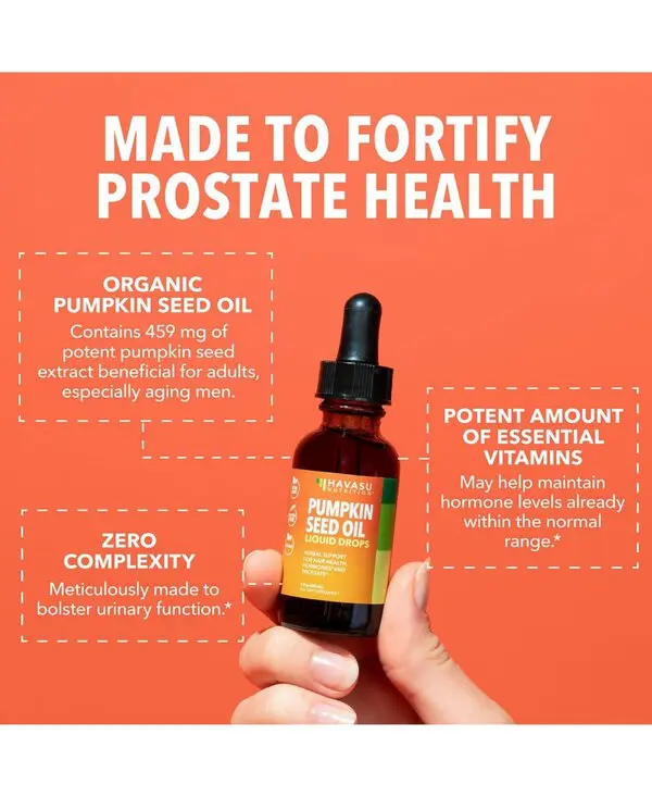HAVASU NUTRITION Organic Pumpkin Seed Oil Liquid Drops