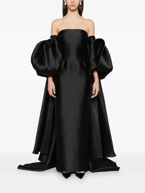 chinese dress ladies The Lea Maxi Dress in Gold  Solace London