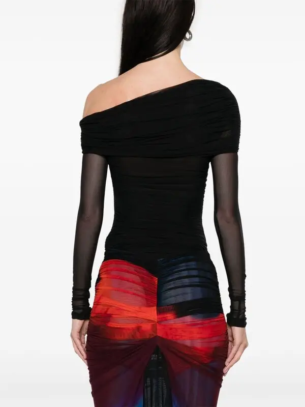 MUGLER Ruched Bodysuit