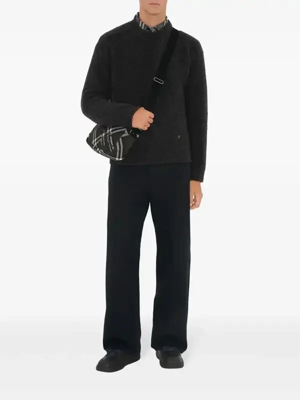 Burberry Checked Messenger Bag