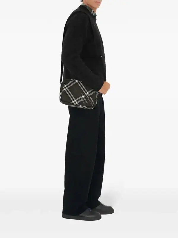 Burberry Checked Messenger Bag
