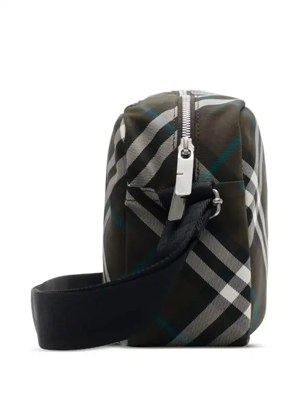 Burberry Checked Messenger Bag