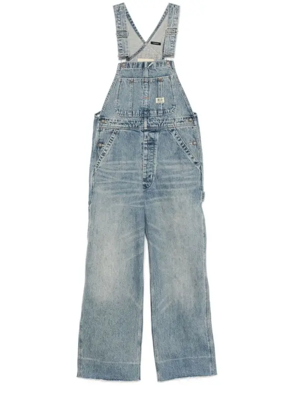 R13 D'arcy Dungarees - Blue
