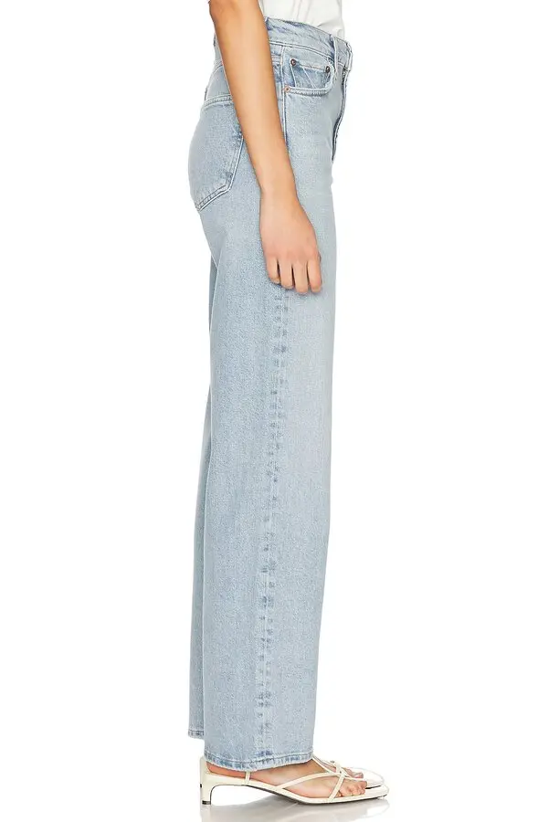 AGOLDE Harper Mid Rise Straight Jeans - Beam