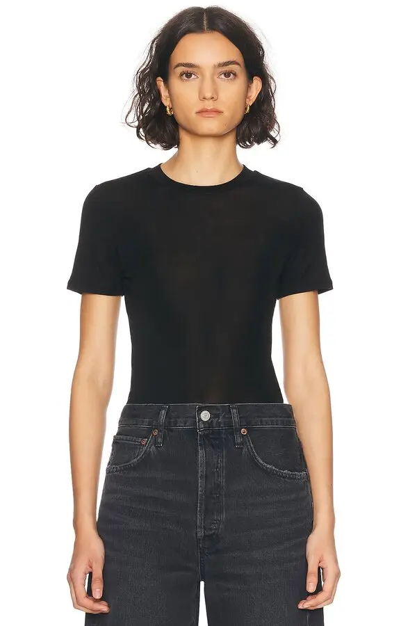 AGOLDE Ronya Layering Rib Tee