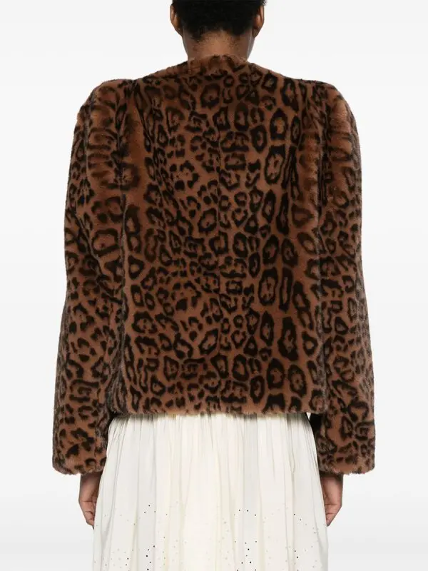Chloé Boxy Faux Fur Jacket