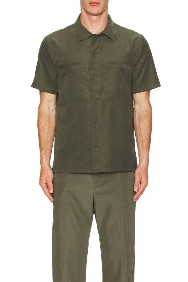 Simkhai Military Work Shirt In Army