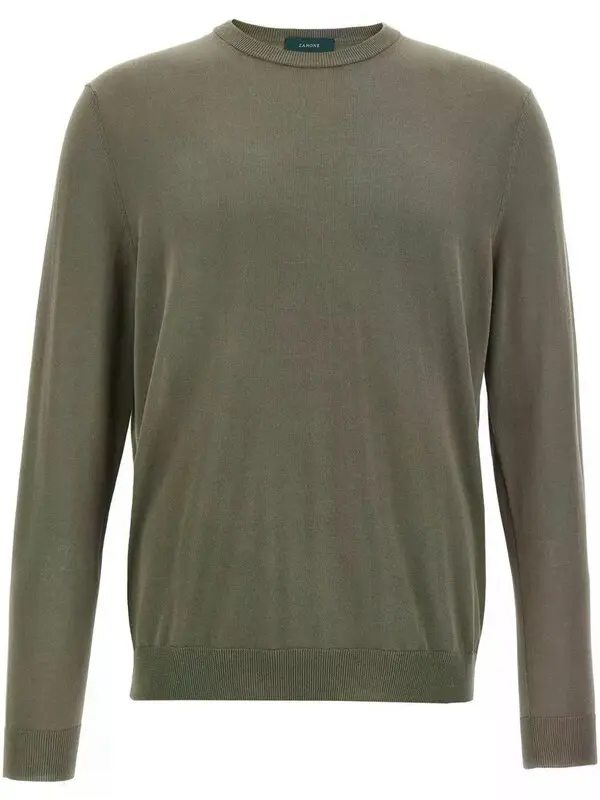 ZANONE Cotton Sweater - Green