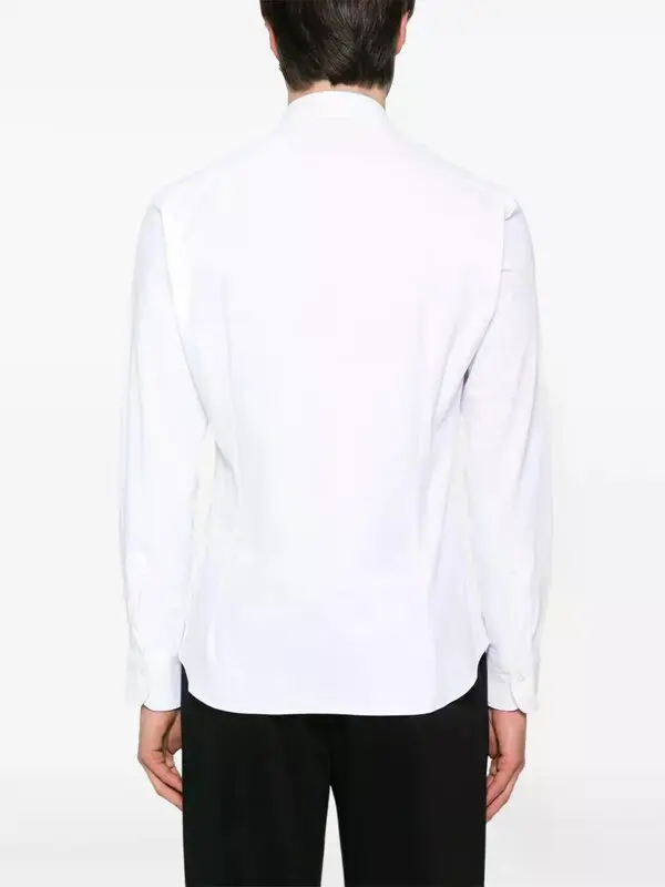 MAZZARELLI Piqué-weave Shirt - White