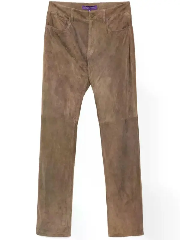 Ralph Lauren Suede Trousers