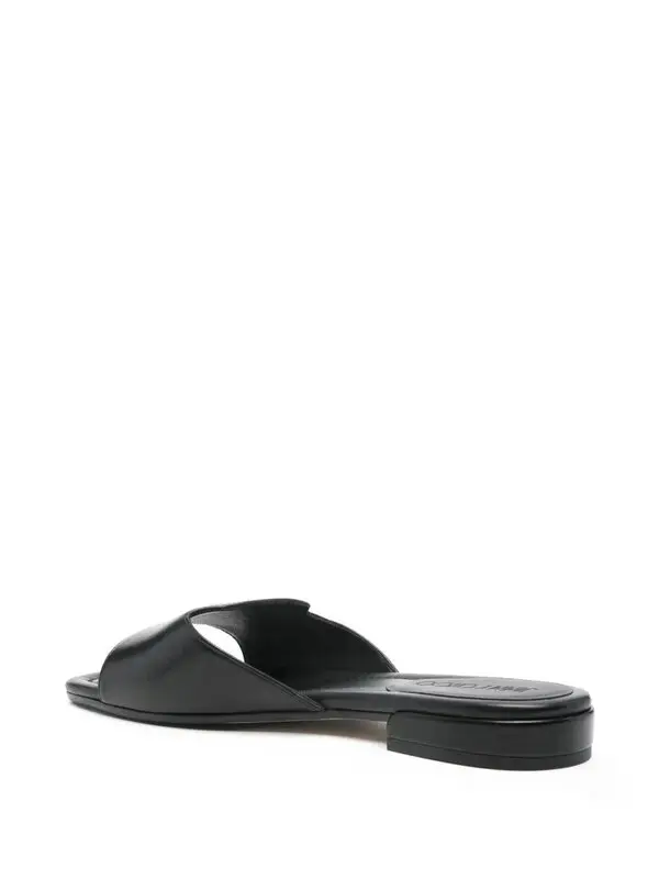JIMMY CHOO Dina Slides - Black