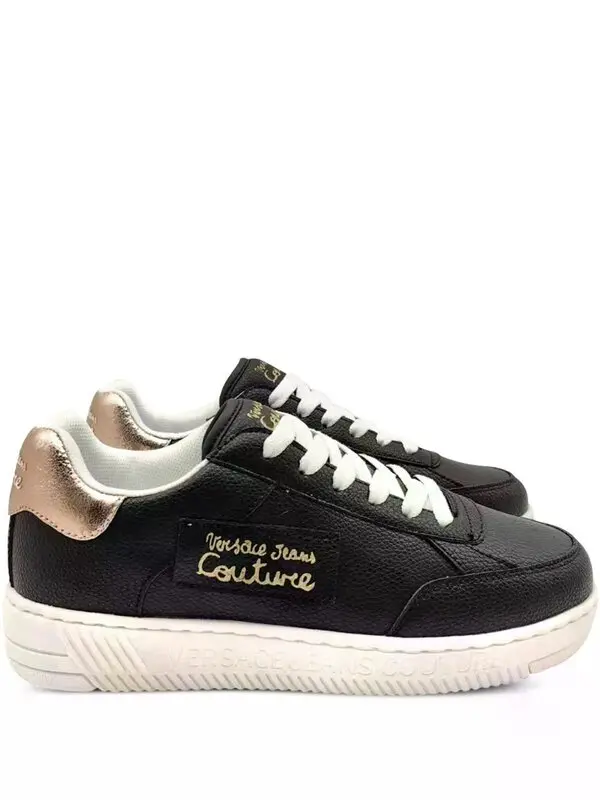 Versace Logo Patch Sneakers