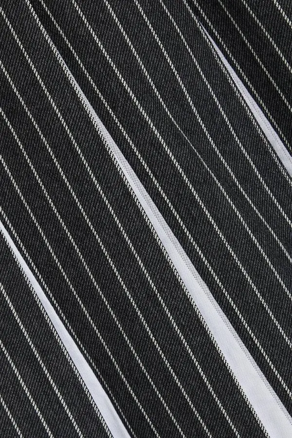 Thom Browne Pleated Pinstriped Mini Skirt