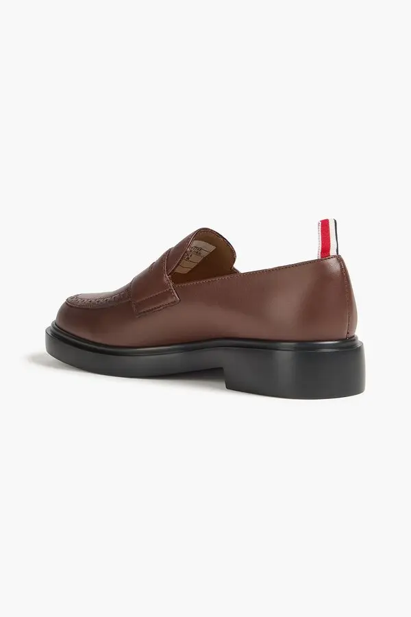Thom Browne Leather Penny Loafers