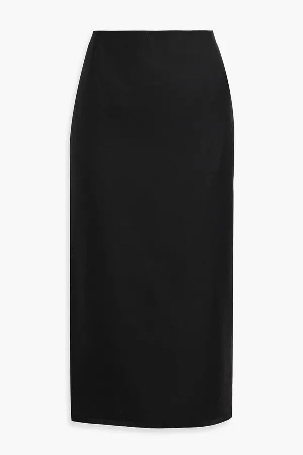Thom Browne Wool-blend Twill Midi Pencil Skirt