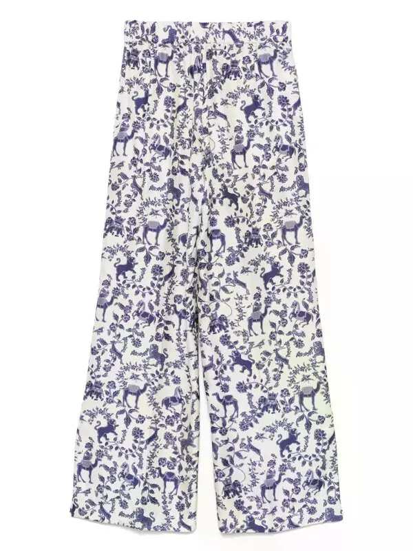 Alberto Biani Printed Trousers