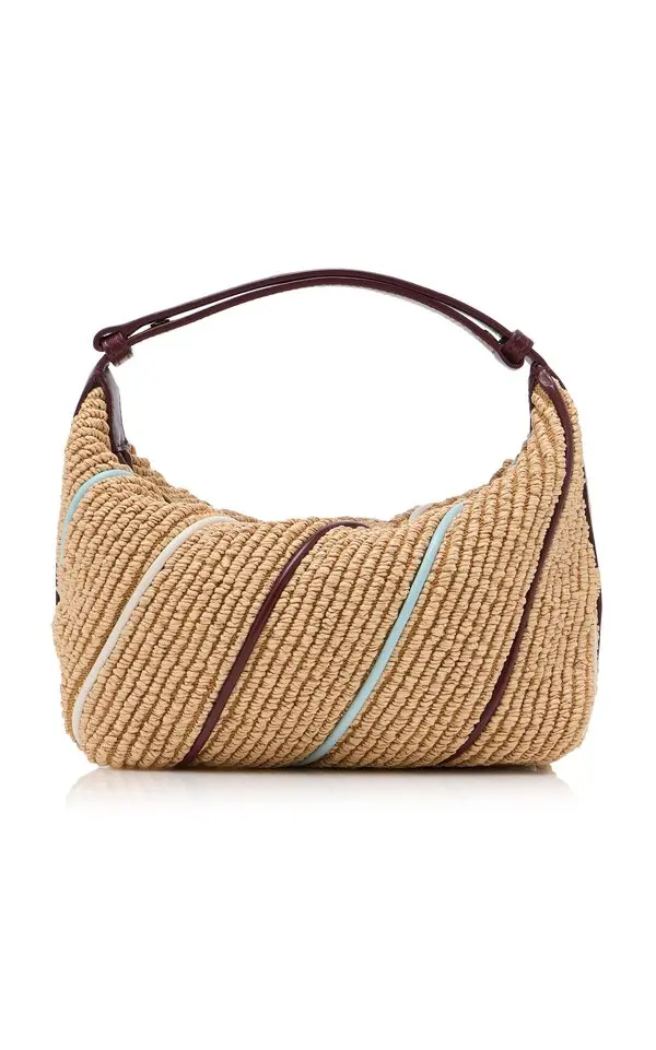 Bottega Veneta Wallace Raffia Mini Bag