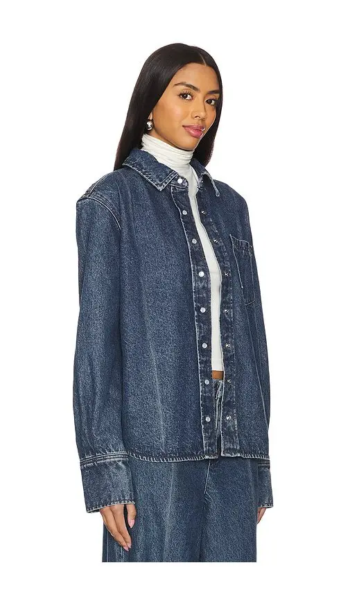 GRLFRND Mae Button Down Shirt