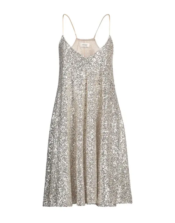 OTTOD'AME Sequinned Mini Dress - Beige