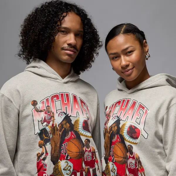 JORDAN Flight Fleece Graphic Pullover Hoodie