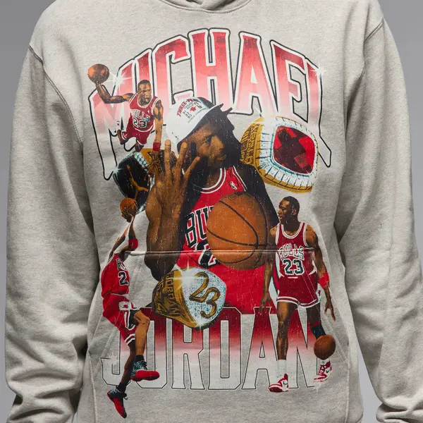 JORDAN Flight Fleece Graphic Pullover Hoodie