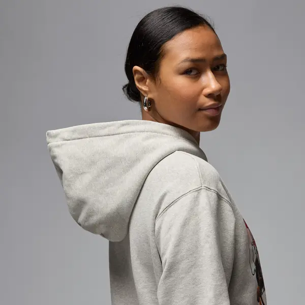 JORDAN Flight Fleece Graphic Pullover Hoodie