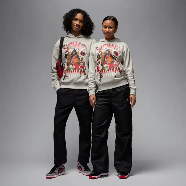 JORDAN Flight Fleece Graphic Pullover Hoodie