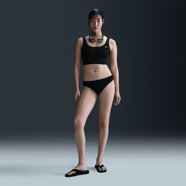 Nike Essential Hipster Bikini Bottom - Black