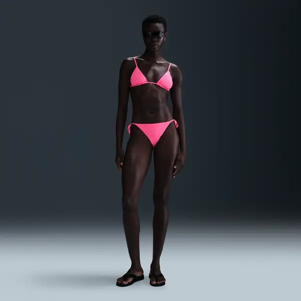 Nike Essential Tie-string Bikini Bottom - Pink