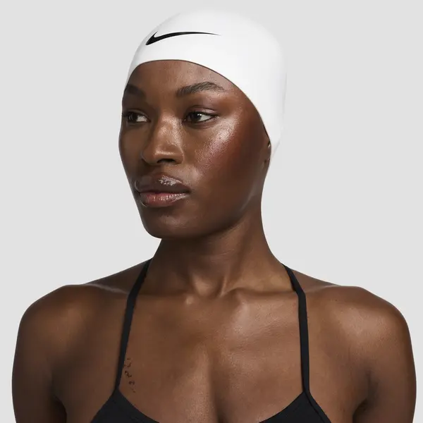 Nike Silicone Dome Cap - White