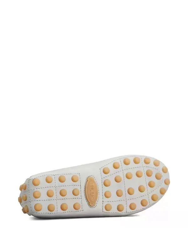 TOD'S Leather Loafers - Grey