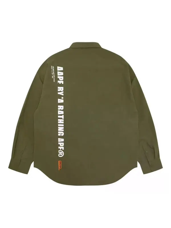 AAPE BY *A BATHING APE® Text-print Shirt
