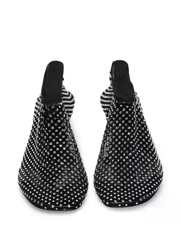 Christopher Esber 45mm Minette Crystal Micro Heel Pumps