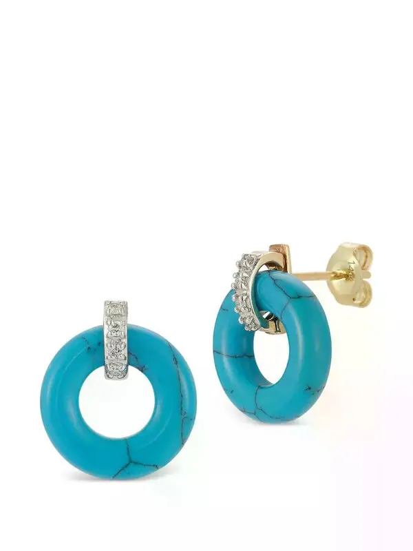 Mateo Door Knocker Donut Earrings