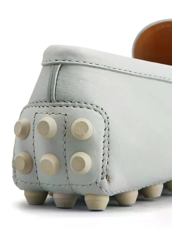 TOD'S Leather Loafers - Grey
