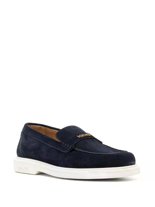 Versace Giuliano Suede Loafers - Blue