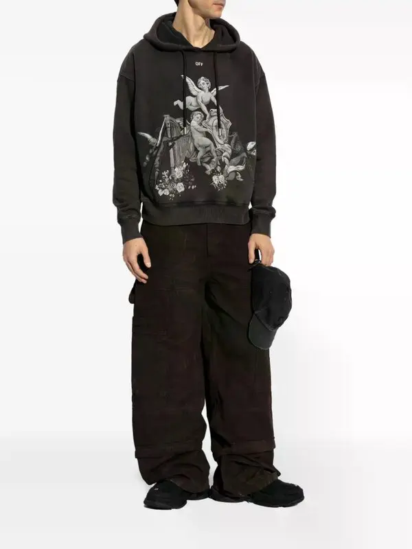 Off-White Logo Embroidered Cargo Pants