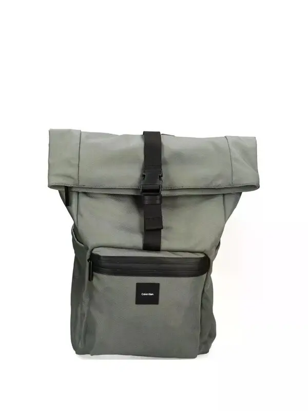 Calvin Klein Roll-top Backpack - Grey