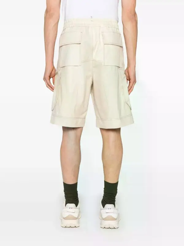 Moncler Drawstring Cargo Shorts - Neutrals