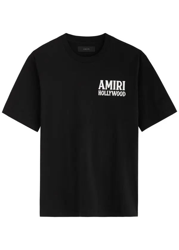 Amiri Jazz Wolf Logo Cotton T-shirt