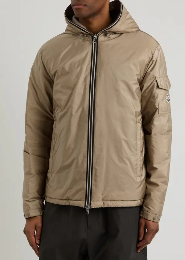 Moncler Evettes Hooded Jacket - Beige