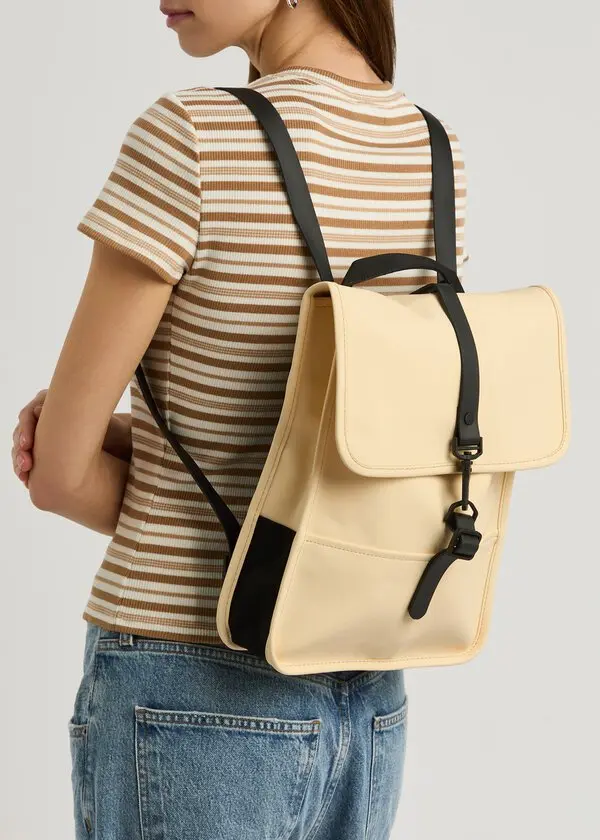 rains micro backpack RAIN MIni It includes various compartments such as a padded laptop compartment Review + What Fits +