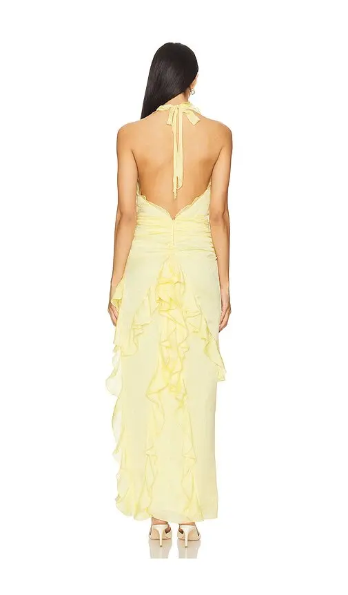 strapless open back dress Celena Maxi Dress Light Burnout | Pink | Womens main image 0