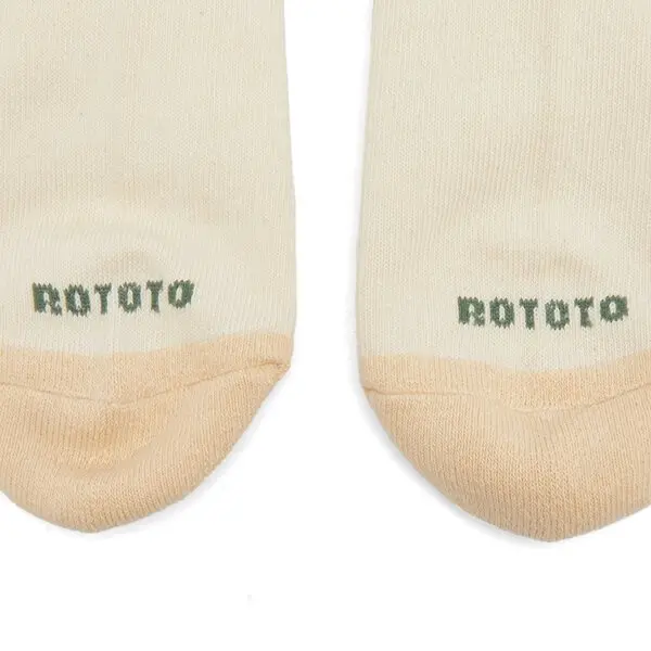 ROTOTO Retro Athletic Ankle Socks - Charcoal/grey