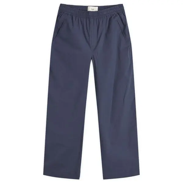 Folk Seersucker Drawcord Assembly Pants