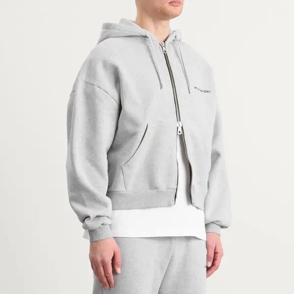 MKI MIYUKI ZOKU Uniform Zip Hoodie - Grey